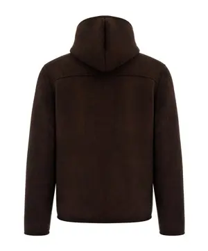 COLMAR Suede Zip-up Hooded Jacket