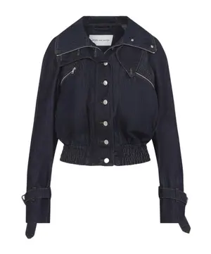 Dries Van Noten Long Sleeve Denim Jacket - Blue