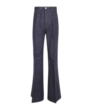 Rick Owens Belt Loop Casual Pants - Black