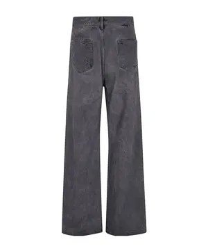 Rick Owens Faded Whiskered Jeans