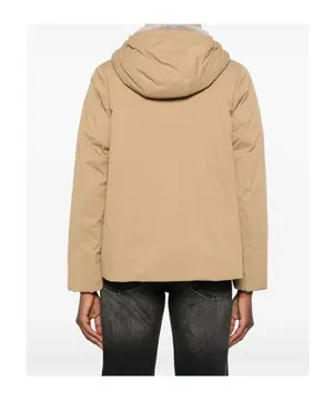 K-WAY Marlette Hooded Logo-patch Jacket