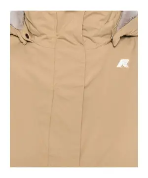 K-WAY Marlette Hooded Logo-patch Jacket