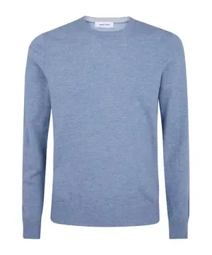 GRAN SASSO Crew Neck Sweater - Light Blue
