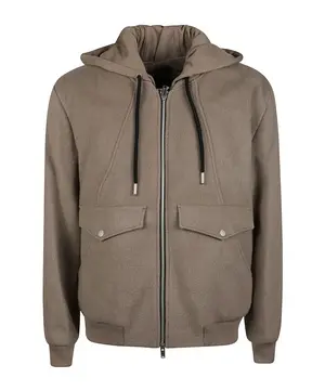 Moose Knuckles Ellington Hooded Bomber Jacket