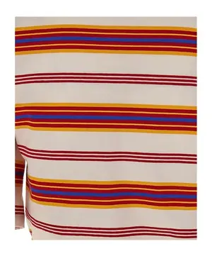 Rabanne Pleated Striped T-shirt