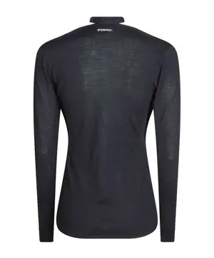 Pinko Lace-trim Tie-neck Sweater