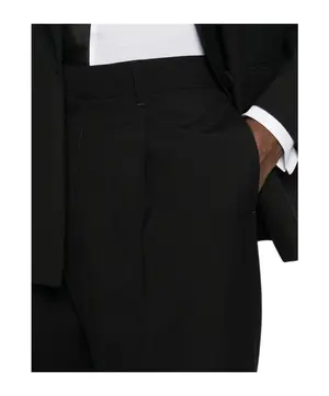 LARDINI Pleated Wide-leg Trousers