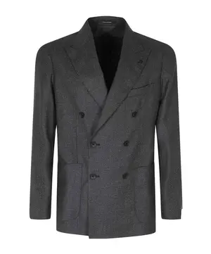 Tagliatore Double-breasted Blazer - Grey