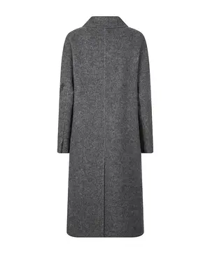 ERMANNO FIRENZE Double-breasted Long-sleeved Coat
