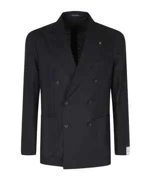 Tagliatore Double-breasted Blazer - Blue