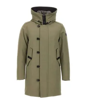 Peuterey Long-sleeve Parka With Detachable Fur Collar