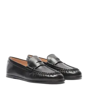 STUART WEITZMAN Spencer Loafer With Tonal Stitching - Black