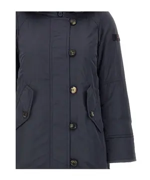 Peuterey Long-sleeve Hooded Parka With Detachable Fur Trim