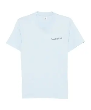 SPORTY  RICH Sporty & Rich Short Sleeve T-shirt With Logo Print
