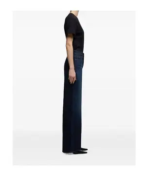 7 For All Mankind Wide-leg Jeans - Blue