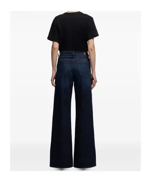 7 For All Mankind Wide-leg Jeans - Blue