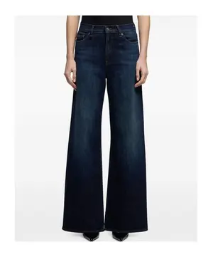 7 For All Mankind Wide-leg Jeans - Blue