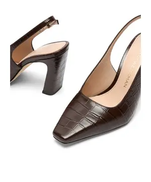 STUART WEITZMAN Stassi Slingback 85 - Walnut