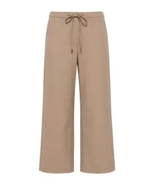 Max Mara Drawstring Wide-leg Trousers - Camel