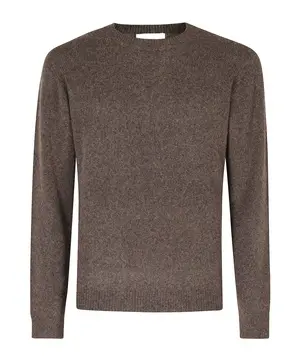 ROBERTO COLLINA Crew-neck Sweater - Brown