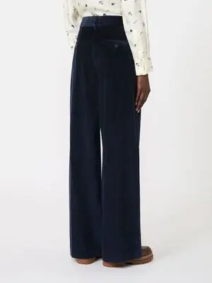 Max Mara Cotton Velvet Trousers