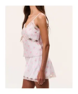 LoveShackFancy Bernes Mini Printed Skirt