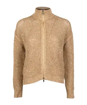 Max Mara Mstarco Sequin Embellished Cardigan