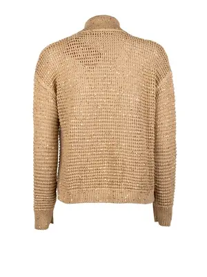 Max Mara Sequin Embellished Cardigan