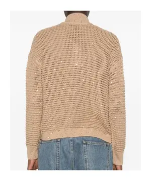 Max Mara Sequin Embellished Cardigan