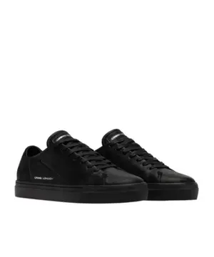 CRIME LONDON Amuse Obsidian Low-top Sneakers - Black