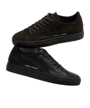 CRIME LONDON Amuse Obsidian Low-top Sneakers - Black