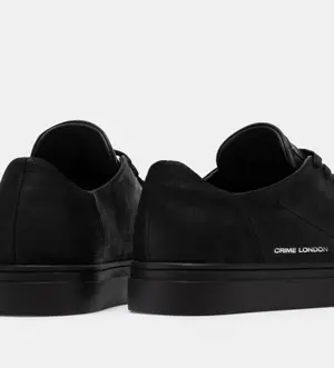 CRIME LONDON Amuse Obsidian Low-top Sneakers - Black