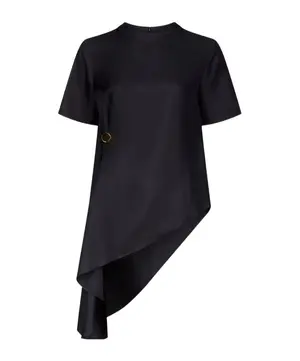Loulou De Saison Madea Draped Asymmetric Top