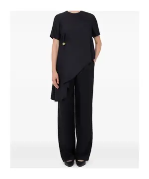 Loulou De Saison Madea Draped Asymmetric Top