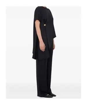 Loulou De Saison Madea Draped Asymmetric Top