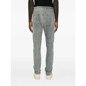 Rick Owens Detroit Faded-effect Five-pocket Jeans