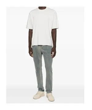 Rick Owens Detroit Faded-effect Five-pocket Jeans