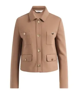 Max Mara Smmsabato Button-up Jacket - Camel