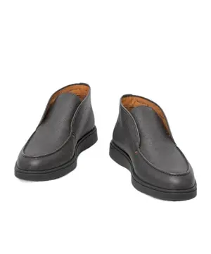 Santoni Leather Loafers