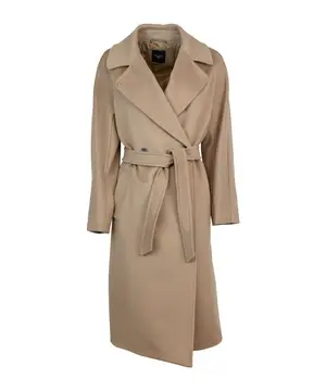Max Mara Resina Double-breasted Coat - Camel