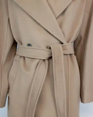 Max Mara Resina Double-breasted Coat - Camel
