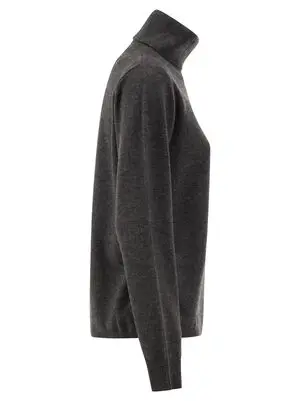 Max Mara Msteducata Roll Neck Knitted Sweater - Black
