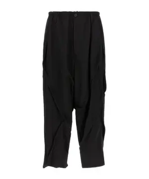 Yohji Yamamoto Tuck Pants' Pants - Black
