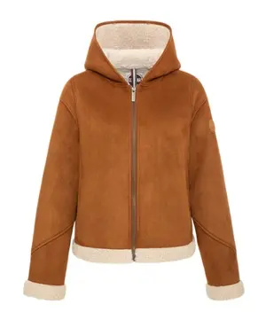 COLMAR Hooded Sheepskin Jacket