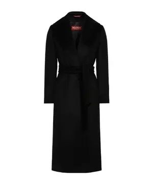 Max Mara Loriana Long-sleeve Belted Coat