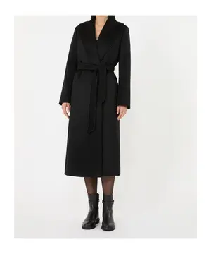 Max Mara Loriana Long-sleeve Belted Coat