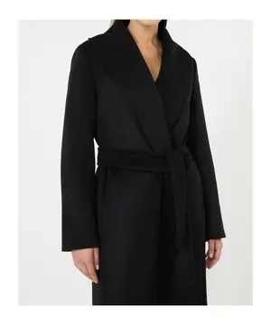 Max Mara Loriana Long-sleeve Belted Coat