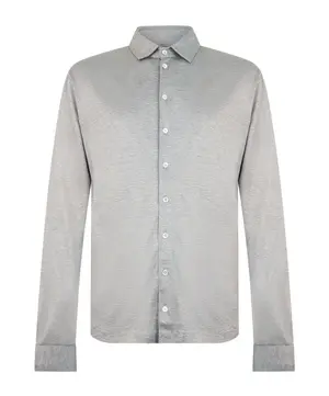 Herno Classic Long-sleeve Shirt - Light Gray