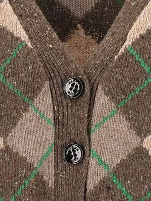 Max Mara Argyle Cardigan