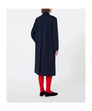 Max Mara Long Single-breasted Coat - Black
